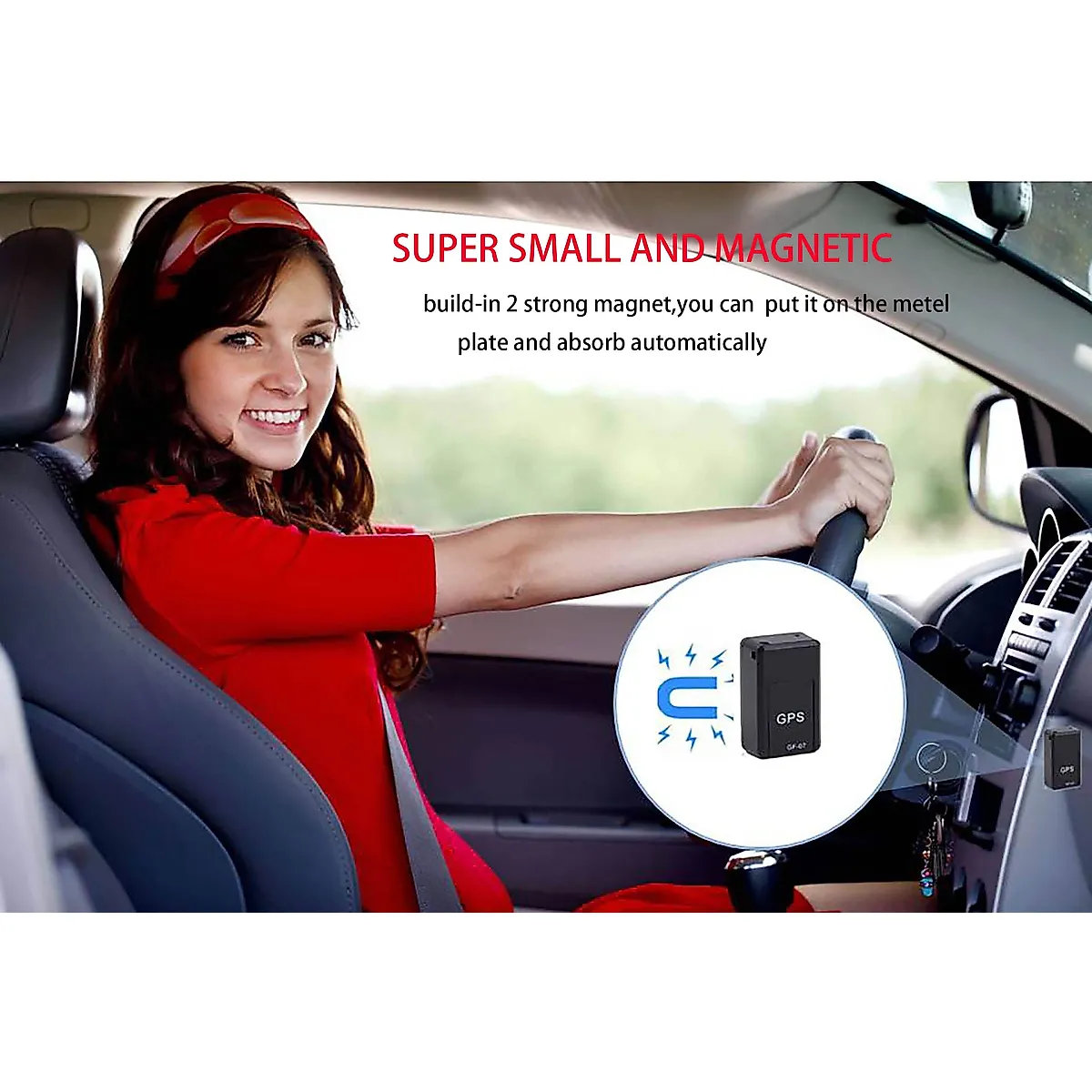 GPS Tracker for Vehicles,GPS Tracking Device,Full Global Coverage Mini Magnetic Car GPS Tracker Portable Real Time Locator for Cars/Trucks/Dogs/Person. No Subscription Required/No Monthly Fee