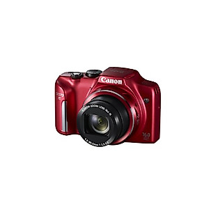 Canon PowerShot SX170 IS 16.0 MP Digital Camera, Red (discontinued by manufacturer)