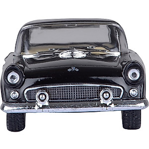 1955 Ford Thunderbird Hard Top In Black Diecast 1:36 Scale By Kinsmart