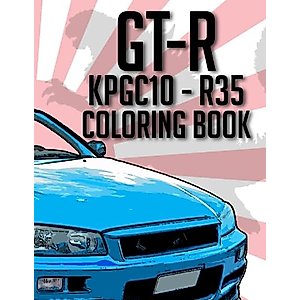 GTR KPGC10 - R35 Coloring Book