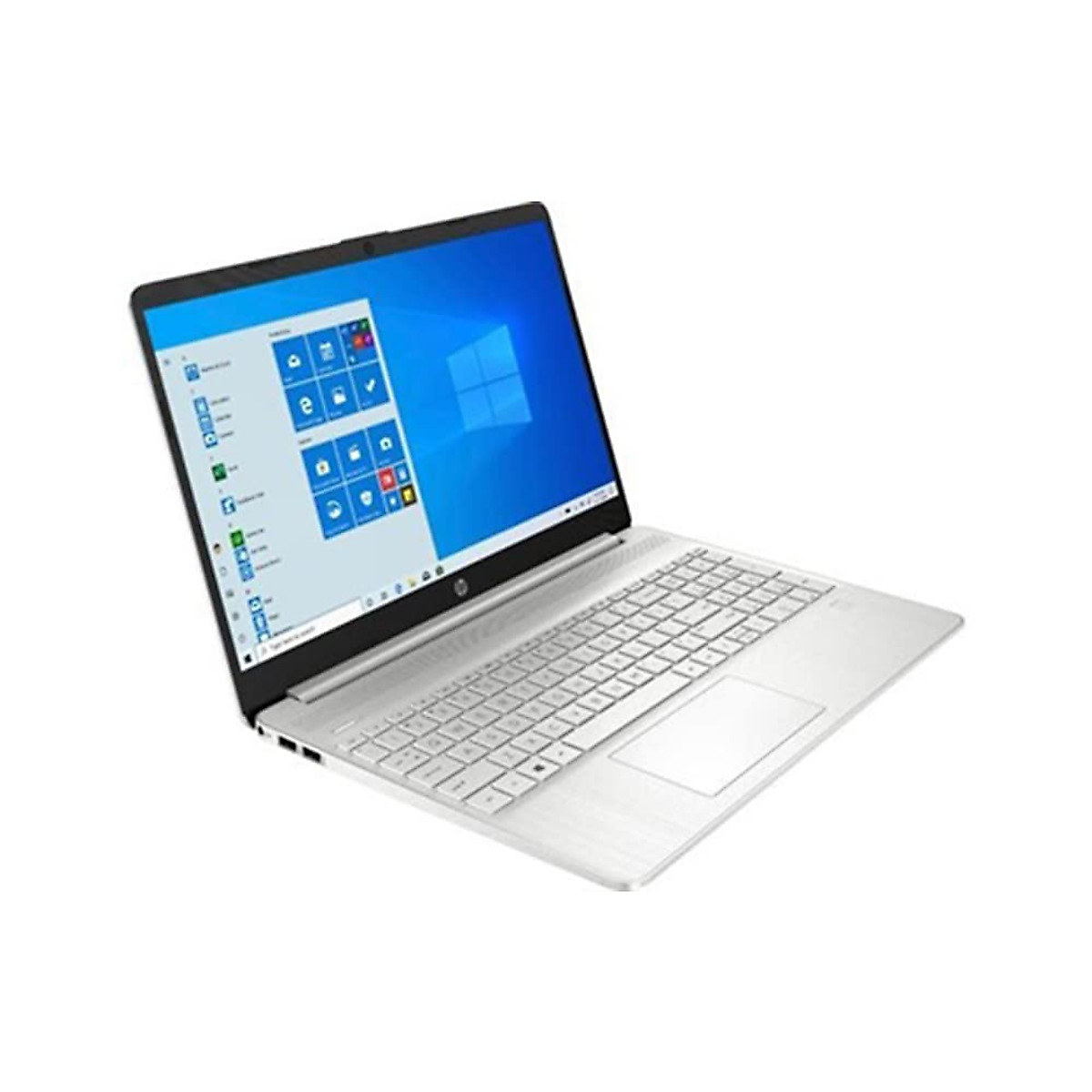 HP 2022 15.6" HD 250 nits Laptop Computer, 11th Gen Intel Core i3-1115G4 (Beats i5-1035G1), 8GB RAM, 256GB PCIe SSD, Intel UHD Graphics, 720p HD Camera, Windows 10 S, Silver, 32GB SnowBell USB Card