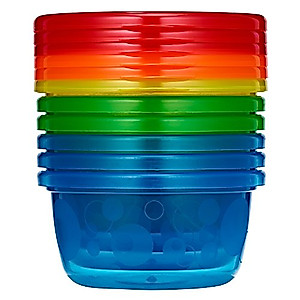 Take & Toss Toddler Bowls with Lids - 8 oz, 12 Pack