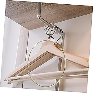 HANABASS 5pcs Handbag Hanger Fashion Scarf Clothes Organizer Rack Closet Organizer Hanger Belt Hanging Hooks Towel Ring Hangers Underwear Rack Cool Clothes Hanger Headband Adults' Hangers