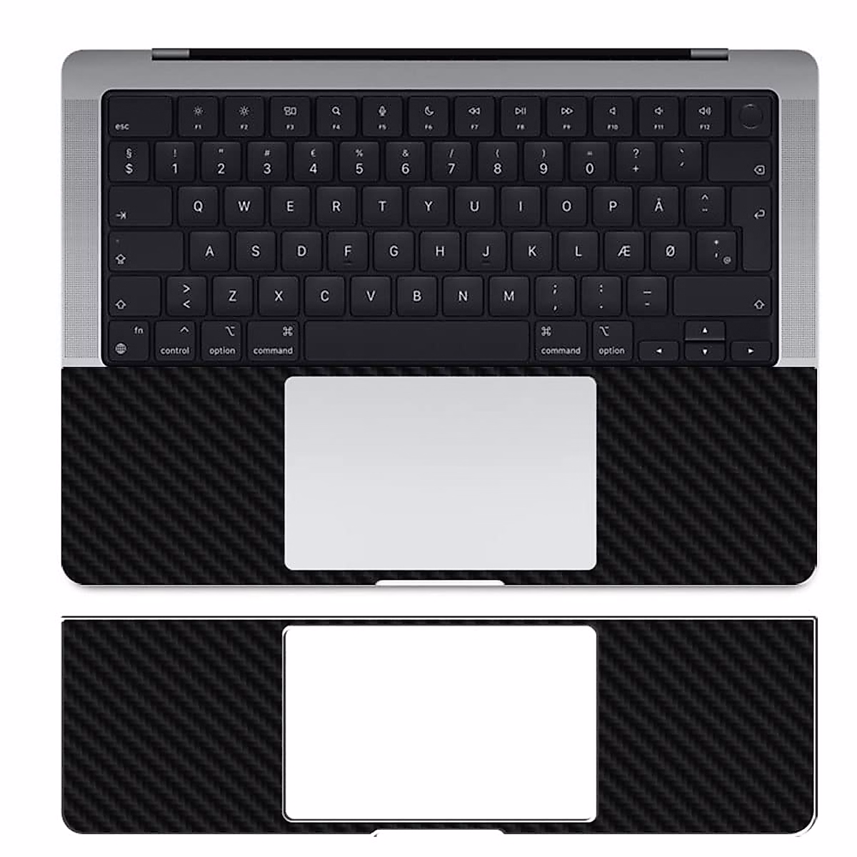 Vaxson 2-Pack Protector Film, Compatible with Toshiba Satellite Radius 12 12.5" Laptop Keyboard Touchpad Trackpad Skin Sticker [ Not Screen Protectors ]