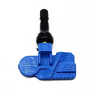 Set of 4 ITM TPMS 433mhz Tire Pressure Sensors for BMW Mini Replaces 36106856227 36106874829 w/Black Rubber Valve Stems Aftermarket Replacement