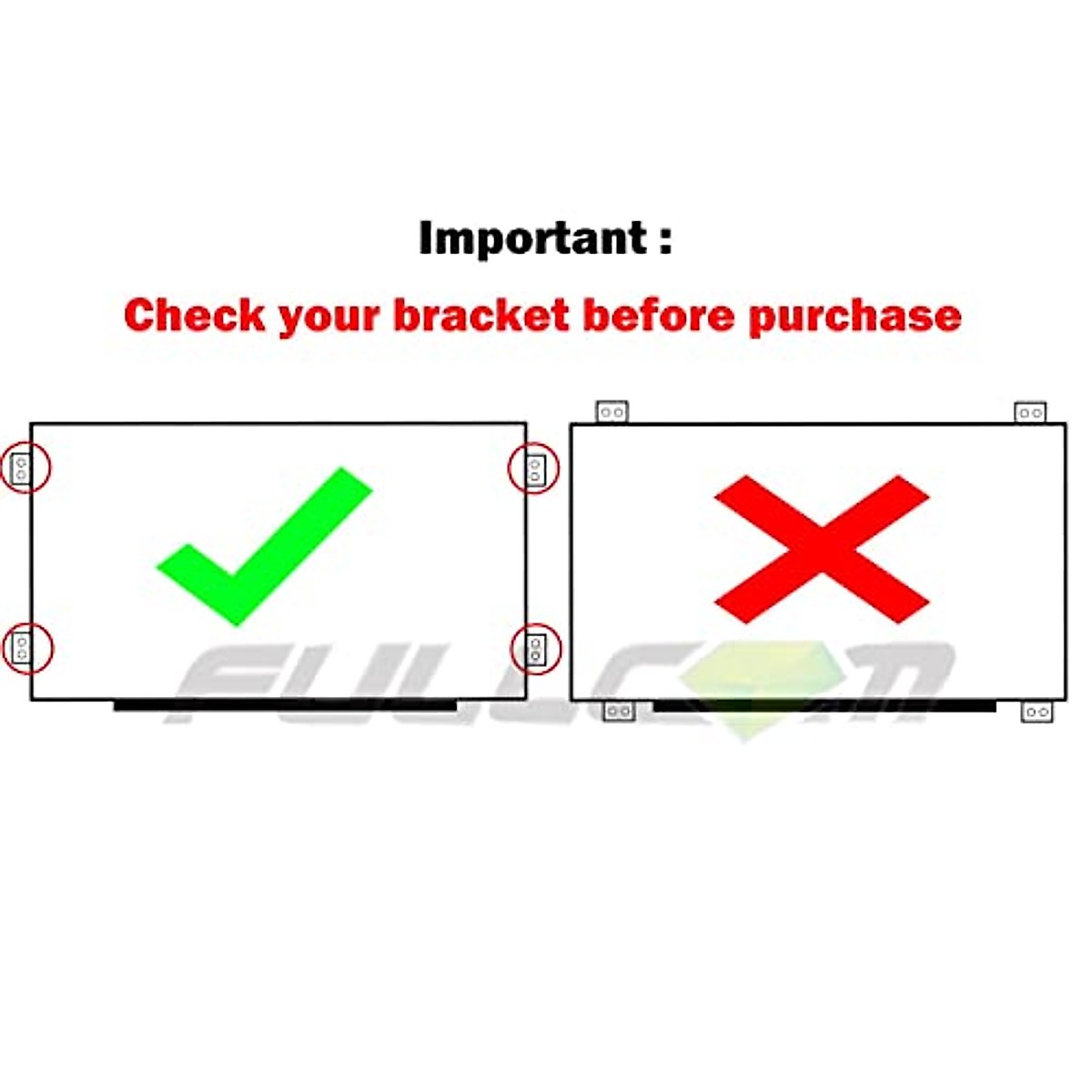 FULLCOM New 11.6 inch Replacement Screen Compatible with Stream 11-Y020WM Also fit B116XTN02.3, B116XTN02.1