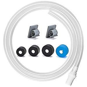 Yunlihua Soap Dispenser Extension Tube Kit, 47" Premium Sink Soap Dispenser Extension Kit with Upgraded Check Value, Powerful Suction, Never Fill the Little Bottle Again