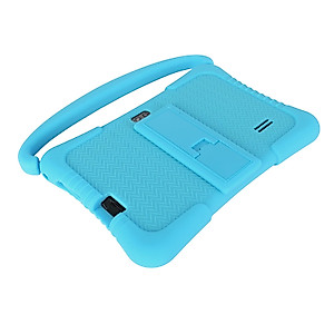 Kids Tablet, 7 inch 2GB 32GB Quad Core Processor Toddler Tablet with Dual Camera, 3D Design Kids Tablets with Protective Cover for Girls and Boys 110‑240V (US Plug)