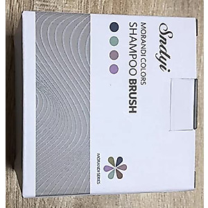 Sndyi Scalp Massager Shampoo Brush, 100% Silicone Hair Scrubber for Washing Hair, Upgraded Scalp Scrubber/Exfoliator for Dandruff, Head Scalp Massager for Hair Growth, Wet Dry Scalp Brush, Pink