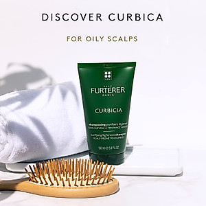 Rene Furterer CURBICIA Normalizing Lightness Shampoo, Oily-Prone Scalp, Sebum Control, 5 oz.