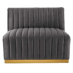 Modway Conjure Sectional, Gold Gray