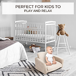 ZICOTO Sturdy Toddler Chair and Couch - The Perfect Kids Sofa for Girls and Boys - Ideal Fold Out Sofa Chairs to Give Your Kids a Safe and Fun Place to Sit