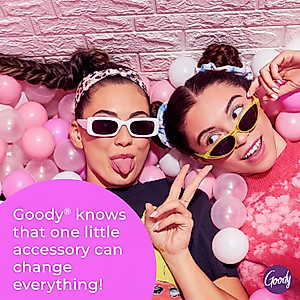 Goody Shine On Boar Edge Brush, Boar Bristle Hair Brush with Long Sectioning Tail, Smoothens Fly-Aways, Use as a Styling Brush, Hair Brush for All Hair Types, Textures & Styles, Black