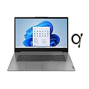 Lenovo 2023 IdeaPad 3 17.3" FHD IPS Premium Business Laptop, Gen 4 AMD 6-Core Ryzen 5 5625U Upto 4.3GHz, 24GB RAM, 1TB PCIe SSD, AMD Radeon Graphics, Fingerprint, Windows 11 Pro + HDMI Cable, Gray