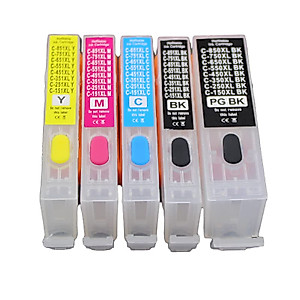 UniPrint 450 451 Empty refillable Ink Cartridge Compatible for Canon IP7240 MG5440 MG5540 MG6440 MG6640 MG5640 MX924 MX724 IX6840 Printer PGI-450 CLI451