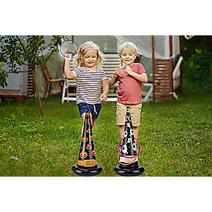 Halloween Toys Game Inflatable Witch Hat Ring Toss, Throwing Hat Ring Carnival Obstacle Course Toys, Backyard Games for Kids and Adults Halloween Party Supplies Indoor Hula Hoop Family or Friends