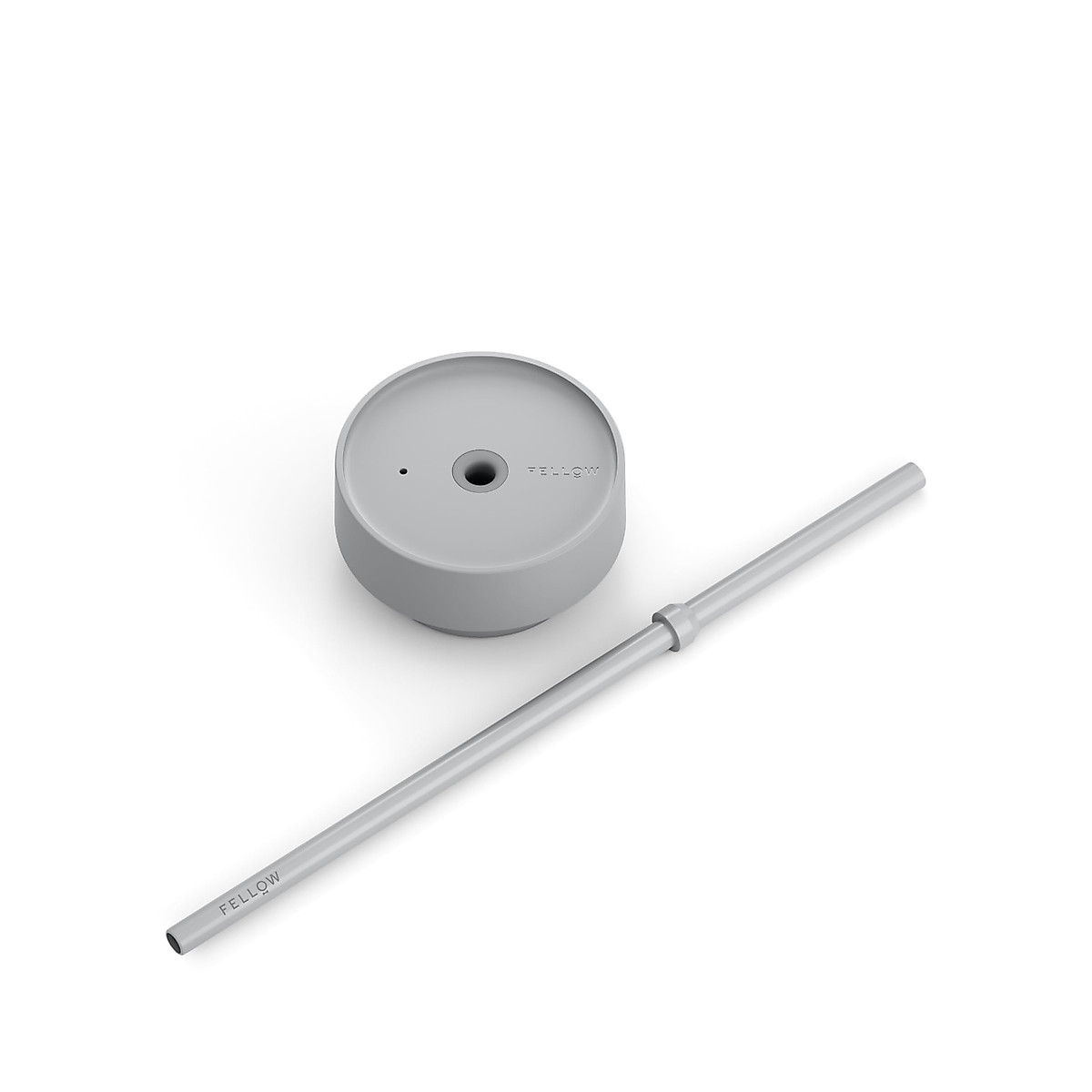 Fellow 20 oz Carter Cold Water Bottle for Water, Iced Tea, Coffee, Smoothies, Iced Coffee & more - Stainless Steel Vacuum-Insulated Iced Coffee tumbler with Spill Resistant lid and straw - Matte Grey