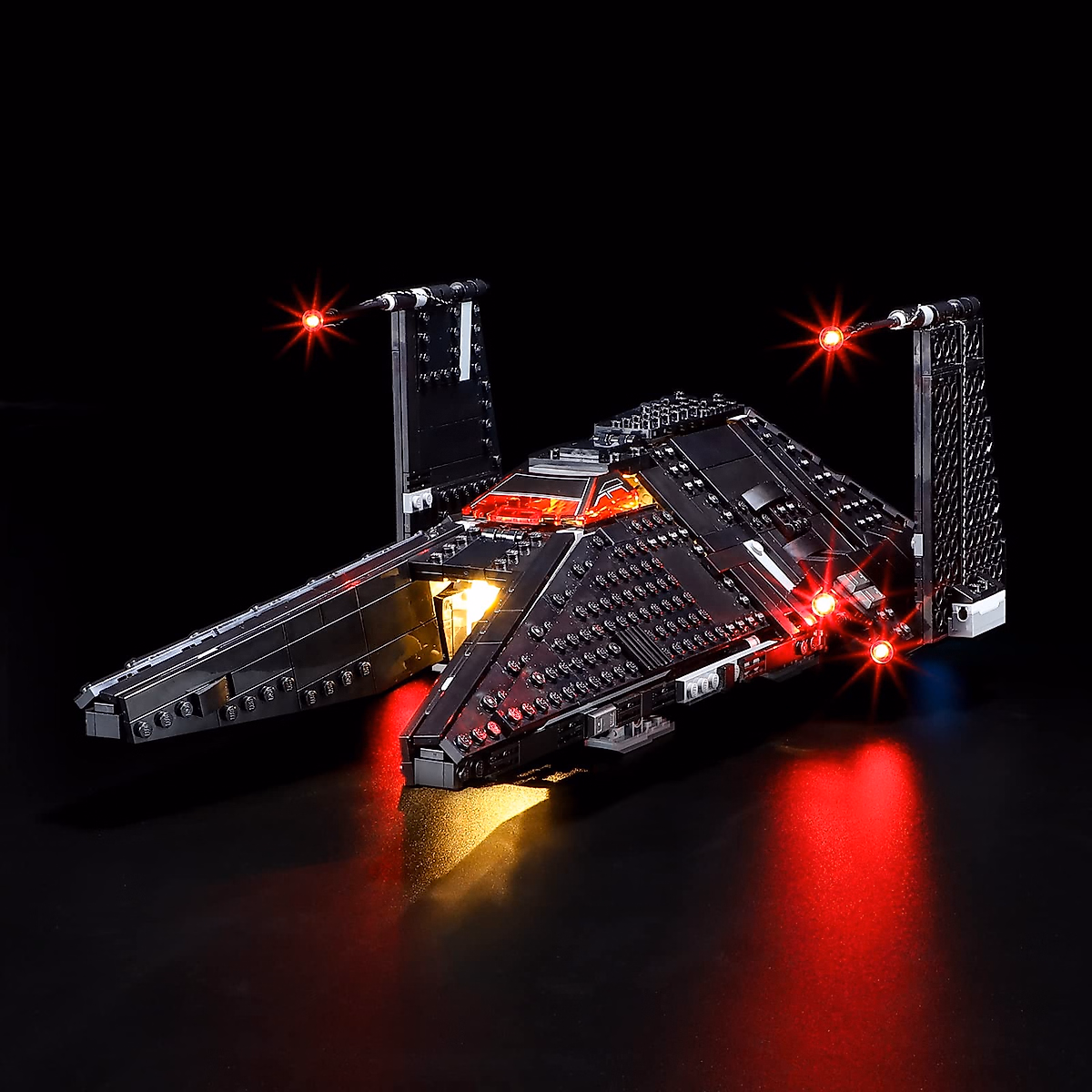 BRIKSMAX Led Lighting Kit for LEGO-75336 Inquisitor Transport Scythe - Compatible with Lego Star Wars Building Blocks Model- Not Include The Lego Set