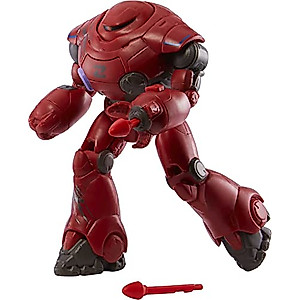 Mattel Disney and Pixar Lightyear 3 Action Figure Set, 5-in Scale Buzz Lightyear, Izzy Hawthorne & Zyclops Toys, Space Rangers vs Robots