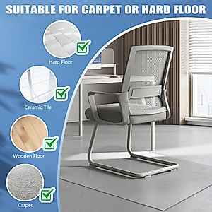 LuxStep Office Chair Mat for Carpet, Hard Wood Tile Floor Mats,Transparent Anti-Slip Computer Desk Chair Mat for Carpeted Floors, Home Office Floor Protector-30 x48,Rectangle