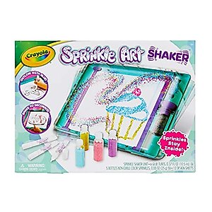 Crayola Sprinkle Art Shaker, Rainbow Arts and Crafts, Gifts for Girls & Boys, Ages 5, 6, 7, 8