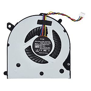 Replacement CPU Cooling Fan for HP Elitebook 840 850 G1 G2, Elitebook 740 745 755 G1 G2, ZBook 14 G1 G2 Series Laptop P/N:730792-001 KSB0805HB KSB0805HB-CM23 6033B0033202