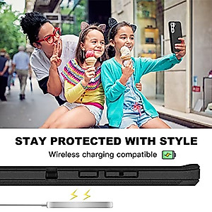 AICase for Galaxy S22 Plus Case with Screen Protector, Heavy Duty Drop Protection Full Body Rugged Shockproof/Dust Proof Military Protective Tough Durable Phone Cover for Samsung Galaxy S22 Plus 6.6“