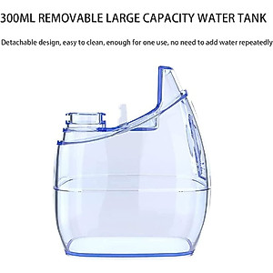 GIENEX Water Flosser Cordless Dental Oral Irrigator - 300ML Portable and Rechargeable IPX7 Waterproof 5 Modes Water Flosser with Cleanable Water Tank for Home and Travel, Braces & Bridges Care