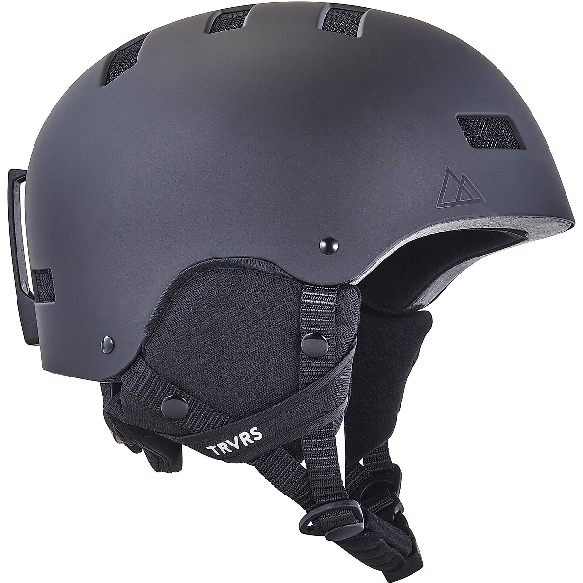 Traverse Sports Dirus Convertible Ski & Snowboard/Bike & Helmet, Matte Obsidian, Small (51-55cm)