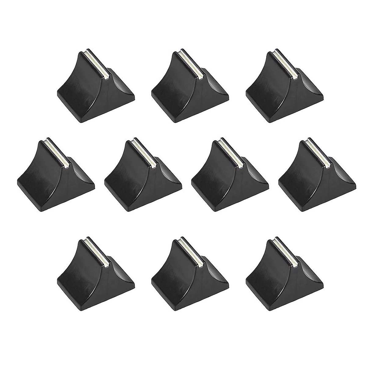 uxcell Straight Sliding Potentiometer Push-Pull Cap for Volume Tone Fader Cap Stage Lighting Dimming Cap 10pcs