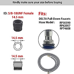UMIRIO Kitchen Faucet Head Replacement Part Pull Down Universal Kitchen Nozzle Sink Faucet Hose Sprayer Replacement Water Faucet Kitchen Tap Spout Female Male,Chrome，2 Function