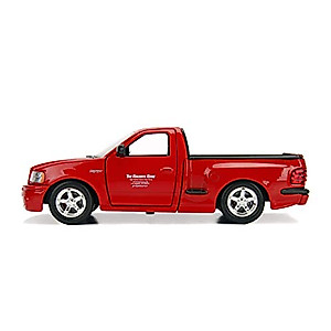 Jada Toys Fast & Furious 1:24 Brian's Ford F-150 SVT Lightning Die-cast Car, Toys for Kids and Adults, Red (99574)