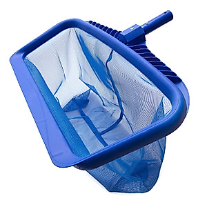 Uoark Pool Skimmer Net, Swimming Pool Leaf Skimmer Net,Heavy Duty 20" Pool Skimmer Net, Heavy Duty Leaf Rake Cleaning Tool, Reinforced Frame Deep Rake Net.
