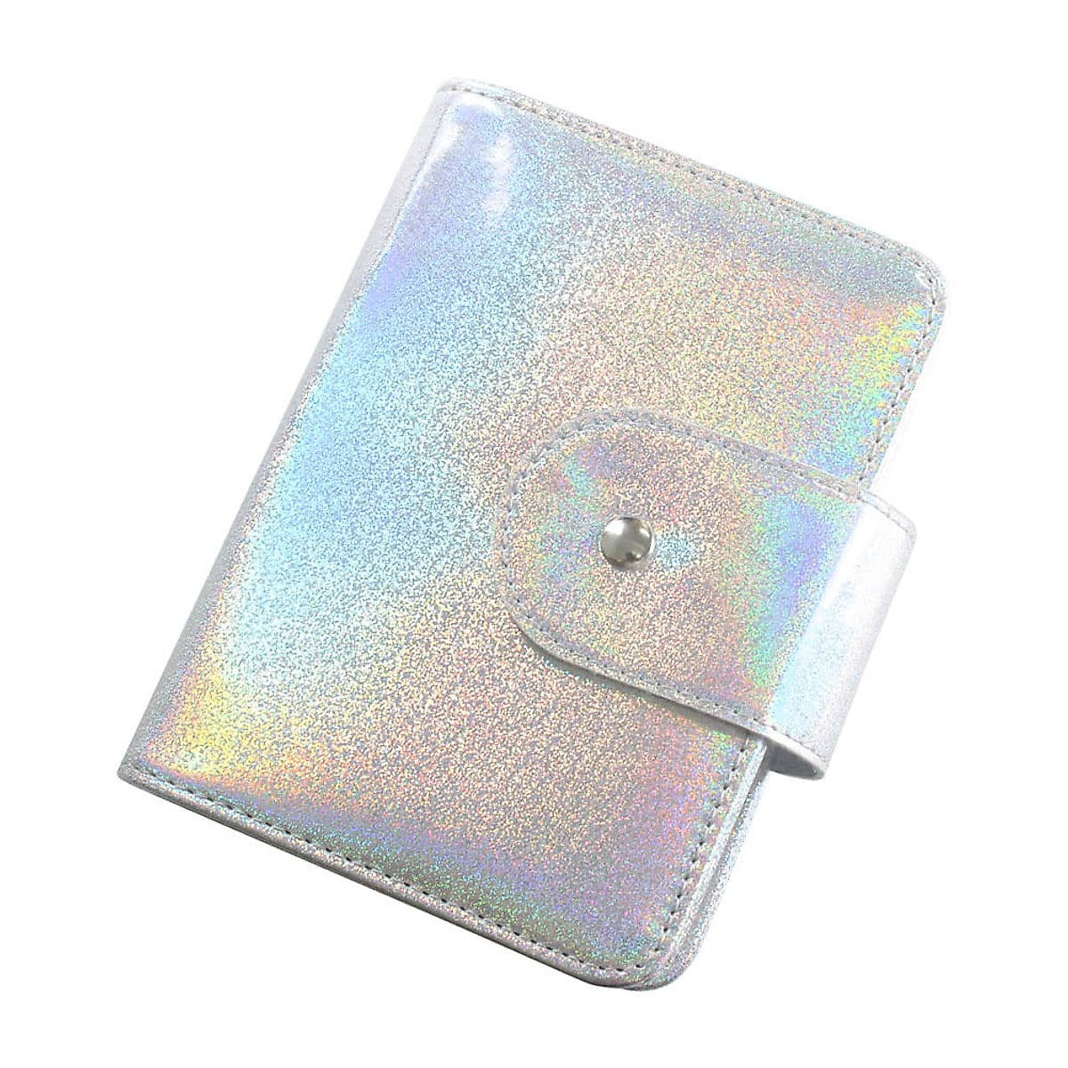 DRDS 20 Slots Nail Art Stamp Plate Holder Stamping Plates Storage Bag Cases Rainbow Practical Empty Rectangle Plates Big Size 6.0X12.0CM Organizers