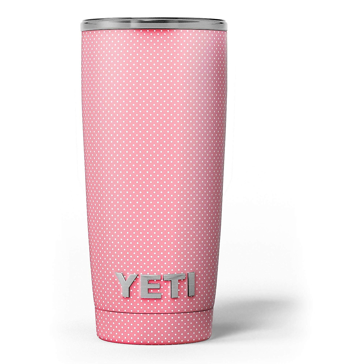 Design Skinz The Pink and White Micro Dot Pattern - Skin Decal Vinyl Wrap Kit Compatible with The Yeti Rambler Cooler Tumbler Cups