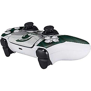 Skinit Decal Gaming Skin Compatible with PS5 and Compatible with PS5 Digital Edition DualSense Controller - Officially Licensed Michigan State University Spartans Jersey Design
