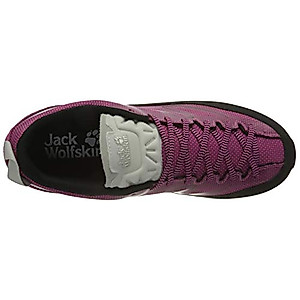Jack Wolfskin Women's Scrambler 2 Texapore Low Hiking Shoe Boot, Black/Purple, 8.5