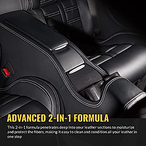 SHINE ARMOR Car Interior Cleaner & Leather Cleaner - Vehicle Detailing & Restoration, Cleaner & Conditioner Protector for Couches Car Interior