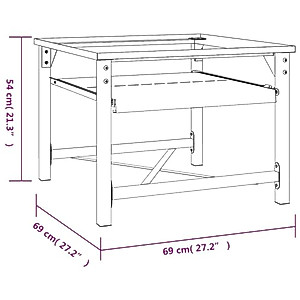 vidaXL Double Washing and Drying Machine Pedestal - Steel Construction, Adjustable Height, Extra Storage Shelf, Stability for Uneven Flooring, Compliant with California Proposition 65