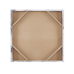 Madison Park Wall Art Living Room Décor - Blissful Abstract Wall Art, Modern Home Décor Painting Gel Coat Canvas with Silver Foil Embellishment, 27"W x 27"H x 1.5"D, Blush