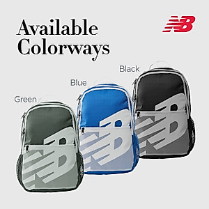 Concept One New Balance Laptop Backpack, Core Perfromance Travel Bag for Men and Women, Black, One Size