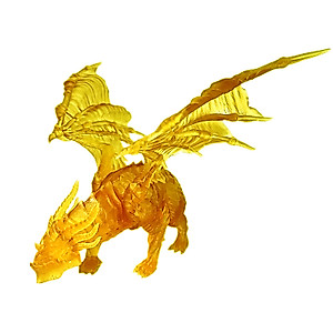 Reprapper Translucent Yellow 3D Printer Resin, 405nm Fast UV-Curing 1kg Transparent Yellow Standard Resin, 3D Printing Resin Photopolymer Sensitive Resin for LCD Printer, Clear Yellow 1000g