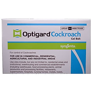 Syngenta -Optigard Cockroach Gel 4 Tips, 4 plungers, 4 Tubes