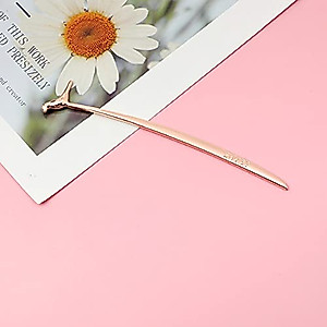 ARFUKA Bookmarks Cat and Bird Shaped Metal Bookmark Reading Book Markers Gifts for Women, Kids, Teens Girls, Readers and Book Lovers Pack of 2