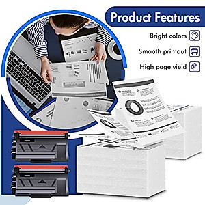 TN850 TN 850 High Yield Toner Cartridge 2 Pack Compatible Replacement for Brother TN850 TN-850 TN820 HL-L6200DW MFC-L5850DW L5900DW MFC-L5700DW HL-L5200DW MFC-L5900DW MFC-L6800DW Printer Black