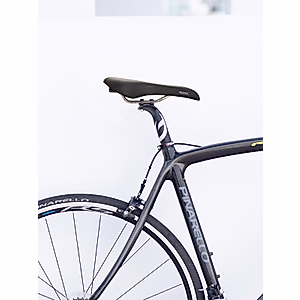 Terry Fly Century Mountain Bicycle Saddle | Bicycle Seat Optimized for Men - Flexible & Comfortable | Lightweight Cushion, Central Relief Zone, Ergonomic Design, Black Fibra-Tek