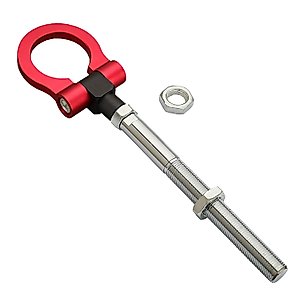 MG Pro-industry RED Front & Rear Bumper Screw on Tow Hook Kit Heavy Duty for Subaru WRX & STI,Impreza,Scion FR-S