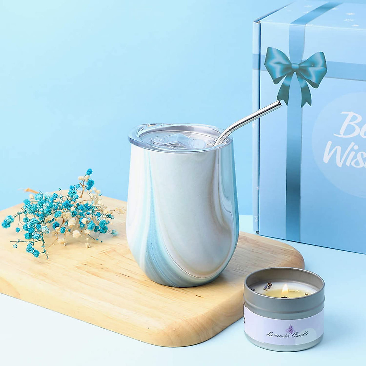 Ultra Glory get well soon gifts for women, Cheer Up Birthday Gifts for Friends & Teachers, Skin and Self Care Kit, Sympathy Gift With Coffee Tumbler, Thinking of You Spa Gift Baskets for Females