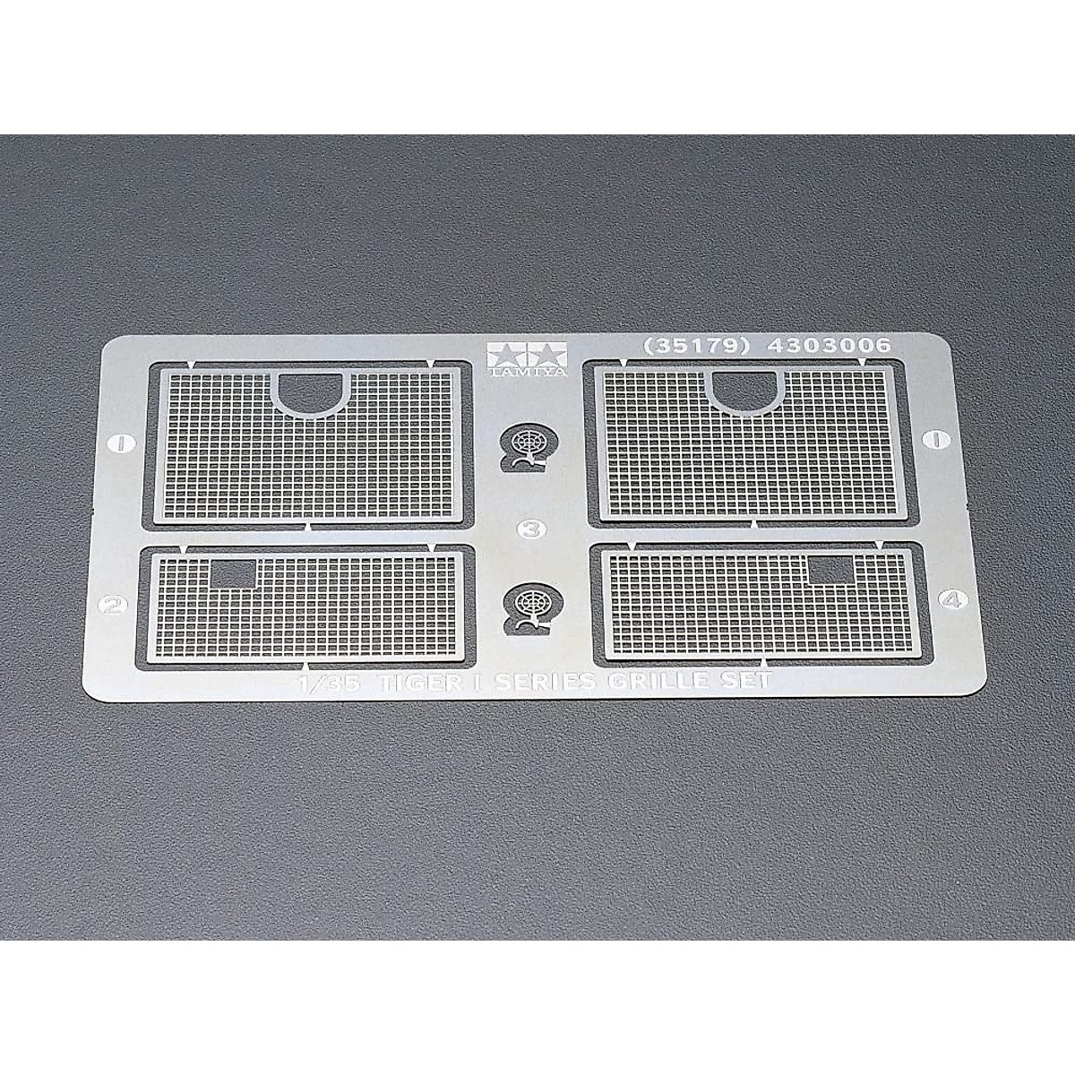 Tamiya 1/35 Germany Heavy Tank Tiger I Series Etching Grill Set (Item 35179) Plastic Model Assembling Kit