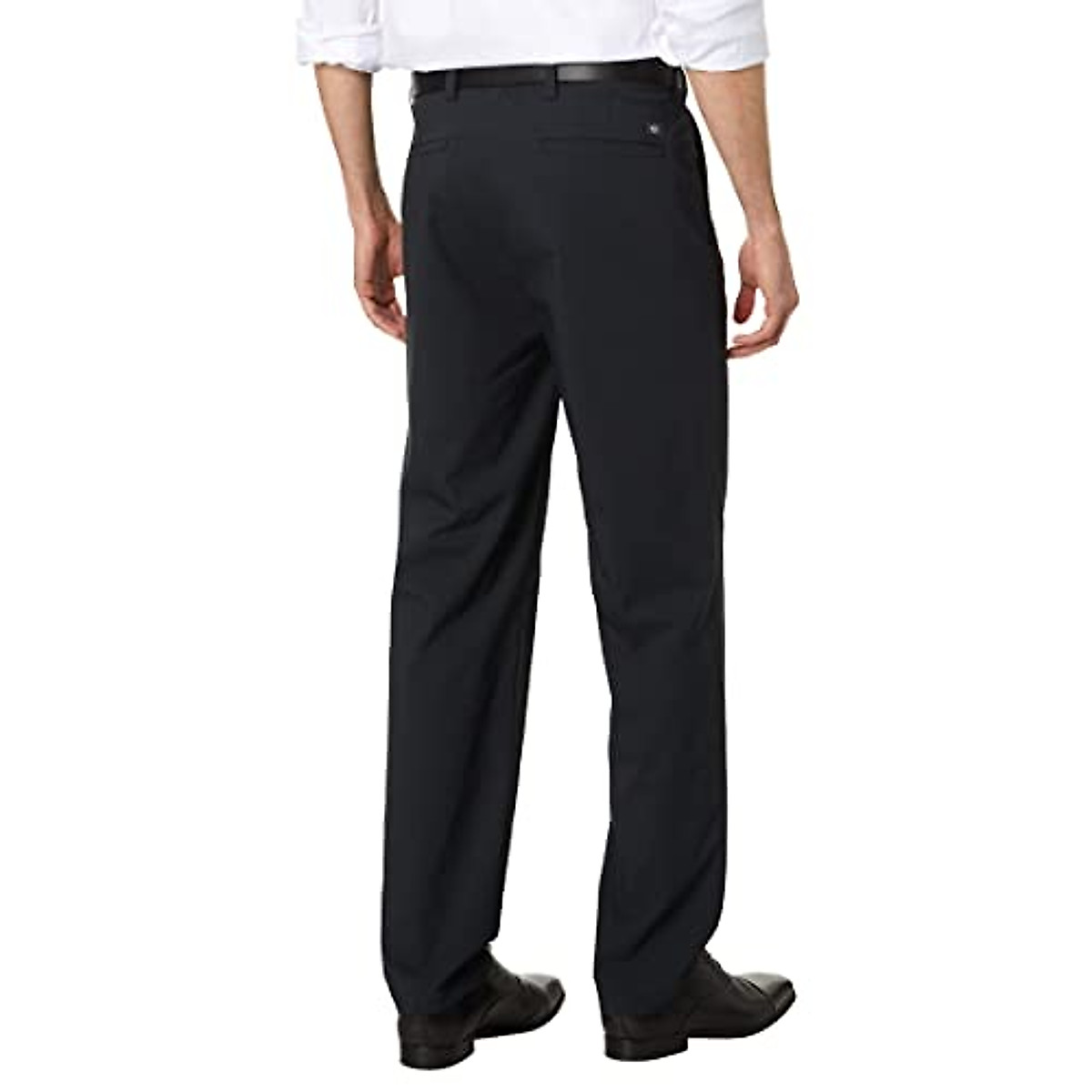 Dockers Men's Signature Go Straight Fit Khaki Smart 360 Tech Pants (Regular and Big & Tall), (New) Beautiful Black, 38W x 30L